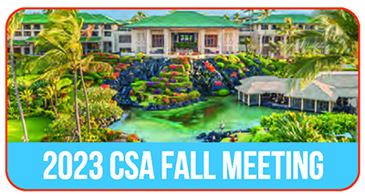CSA 2023 Annual Meeting MMG: Program & Schedule